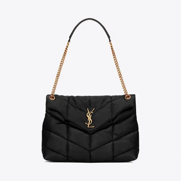 伊夫圣罗兰/Yves Saint laurent 女士 LOULOU PUFFER中号绗缝小羊皮手袋 5774751EL071000-小迈步海淘品牌官网