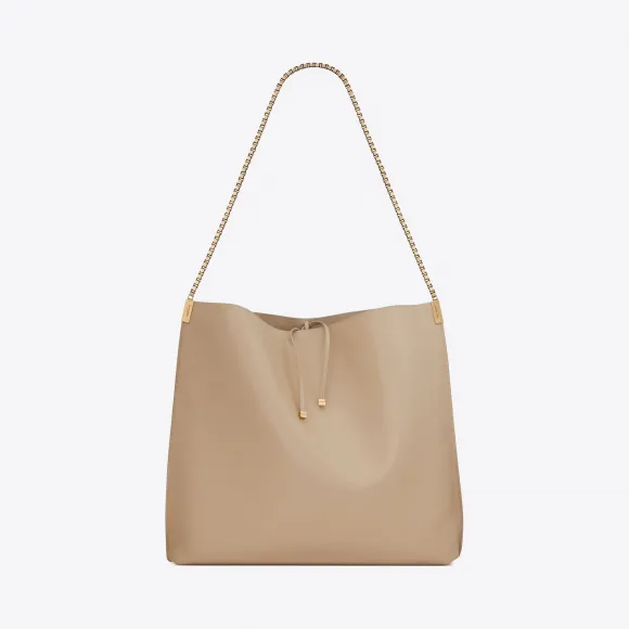 伊夫圣罗兰/Yves Saint laurent SUZANNE光滑皮革中号hobo包-小迈步海淘品牌官网