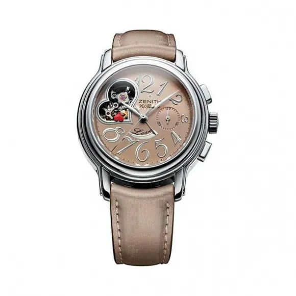 真力时/Zenith 动力储备显示 精钢 自动机械机芯 女表 03.1230.4021-44.C622-小迈步海淘品牌官网